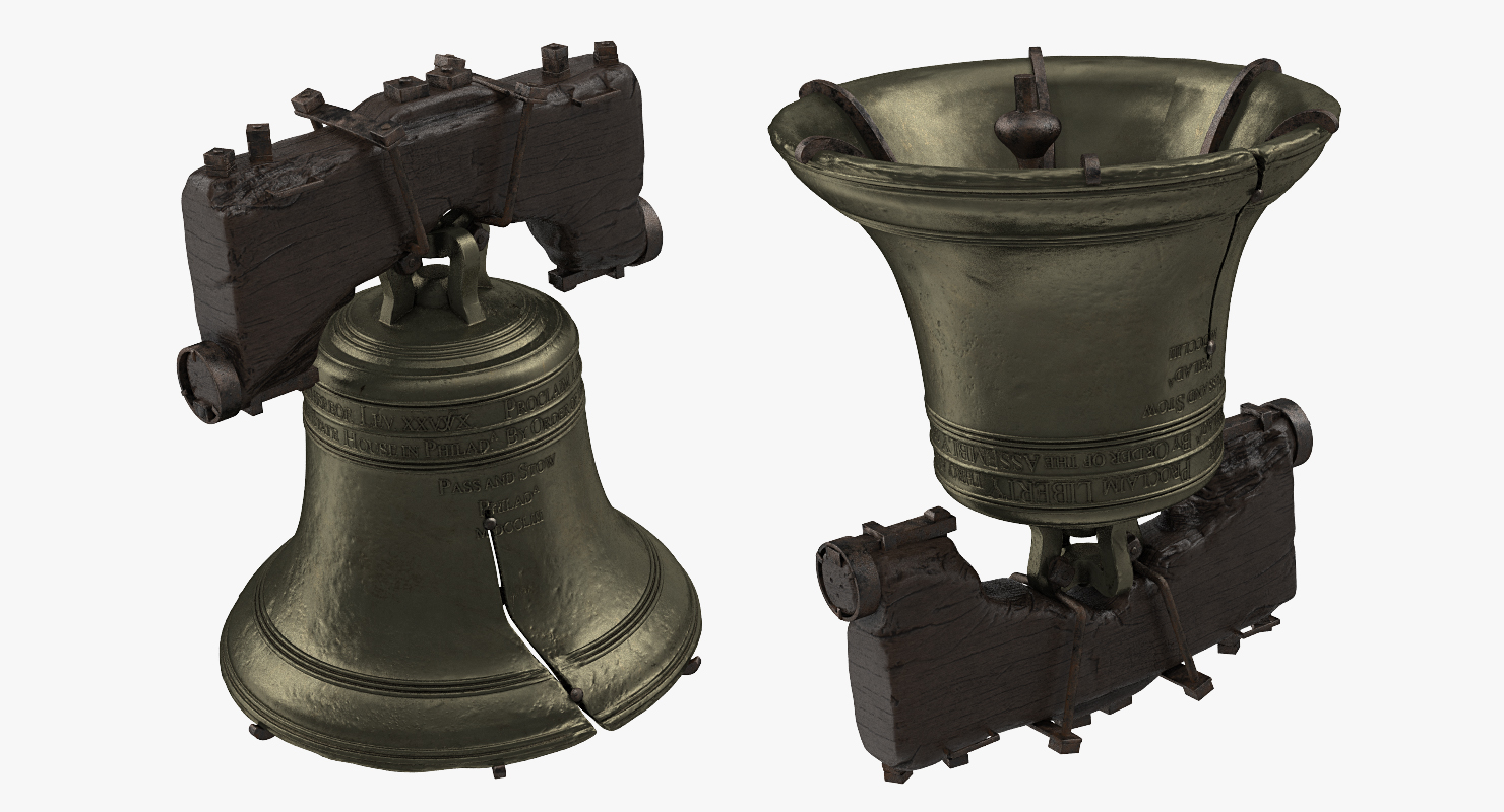 Liberty bell yoke 3D model - TurboSquid 1423780