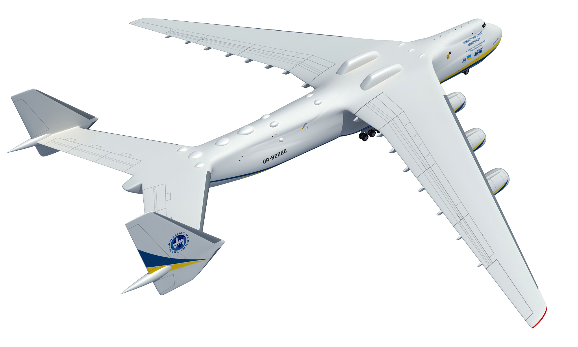 antonov an-225 mriya 3d model