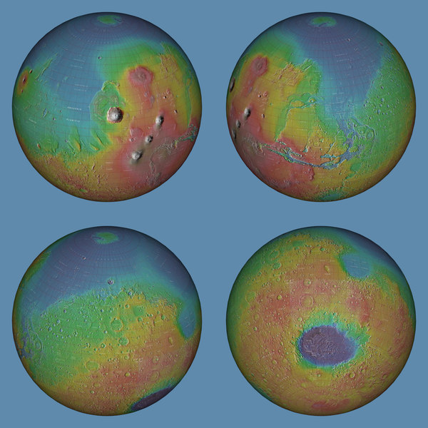 Free globe mars 3D - TurboSquid 1423778