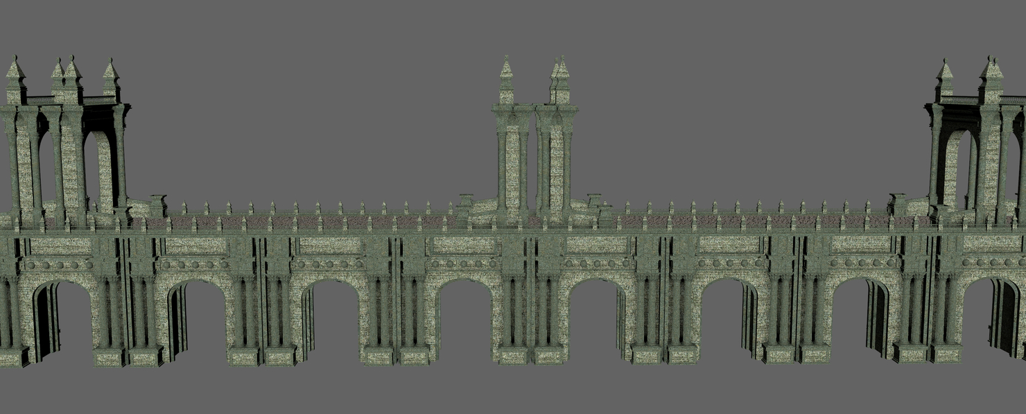 3D bridge fantasy arch - TurboSquid 1423806