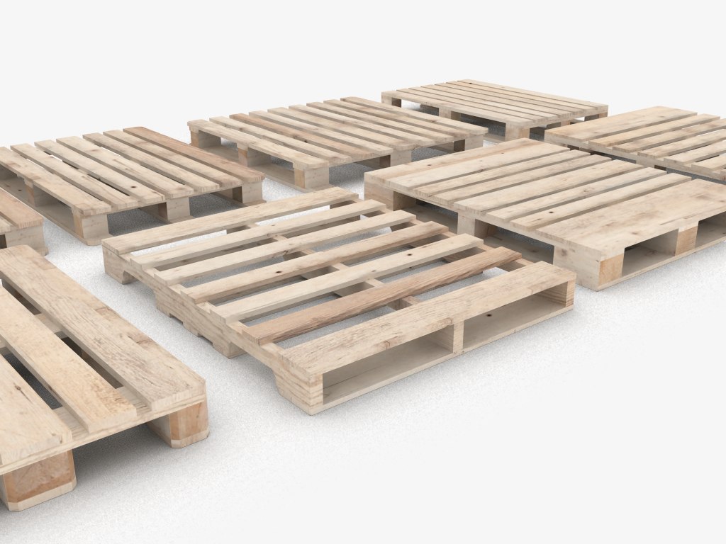 3D model pallets transportation storage - TurboSquid 1423931
