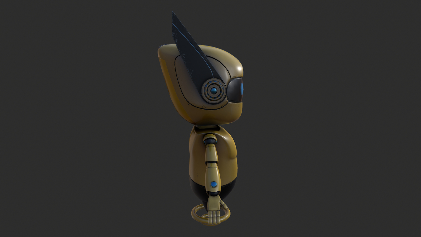 Cartoon robot 3D model - TurboSquid 1423926
