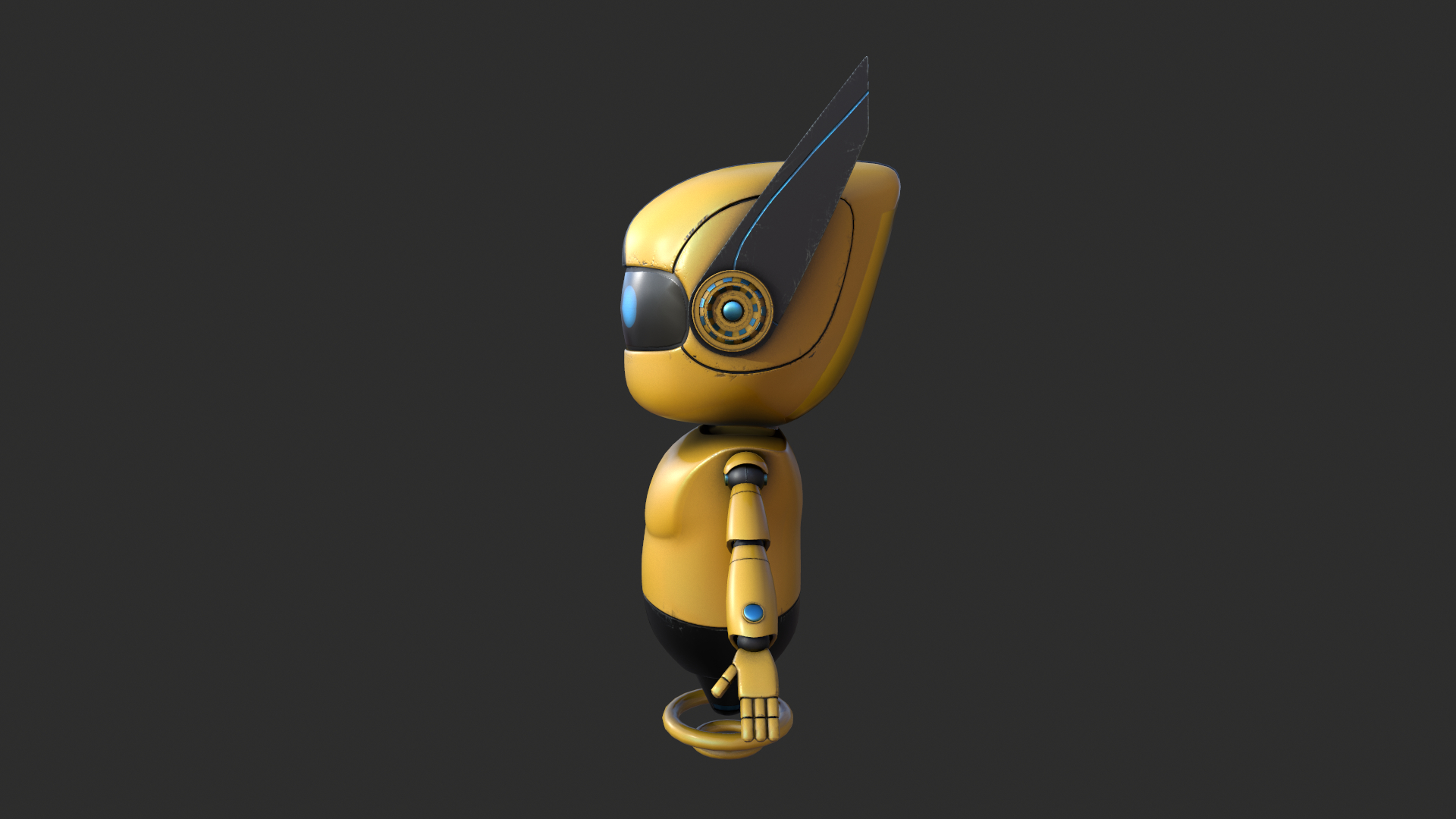 Cartoon robot 3D model - TurboSquid 1423926