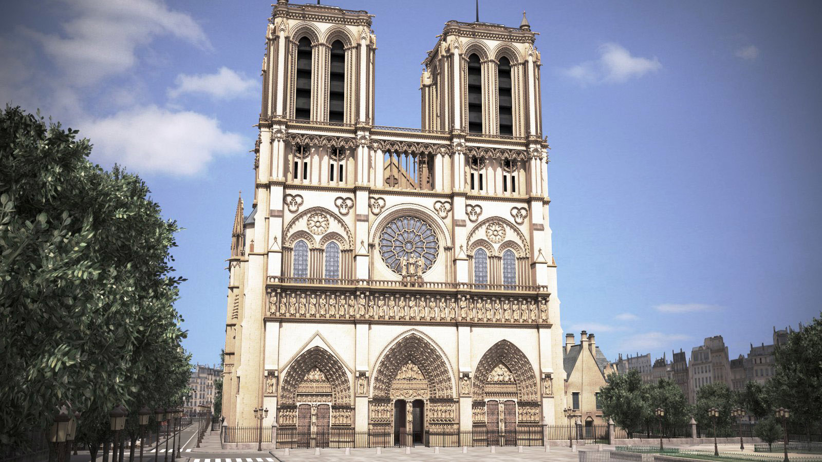 Notre dame paris 3D model - TurboSquid 1423947