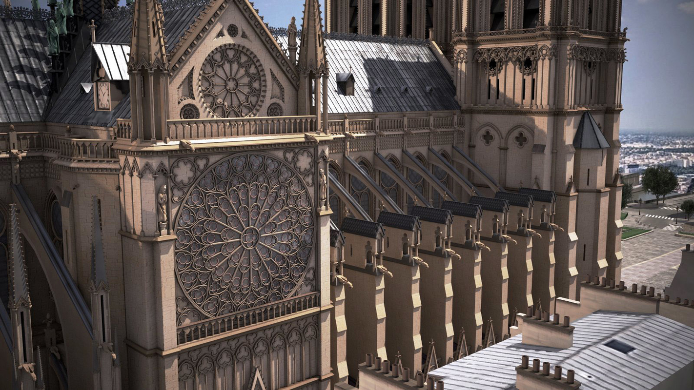 Notre dame paris 3D model - TurboSquid 1423947