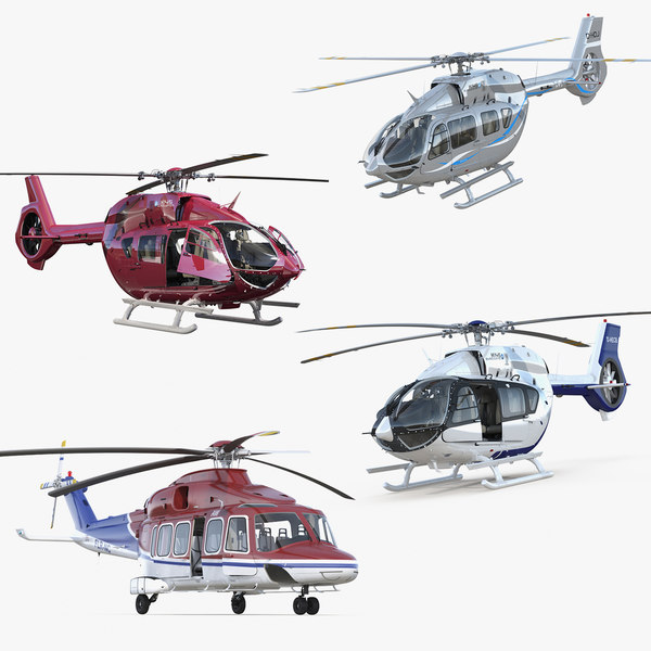 Airbus helicopters h145 cockpit 3D model - TurboSquid 1335728
