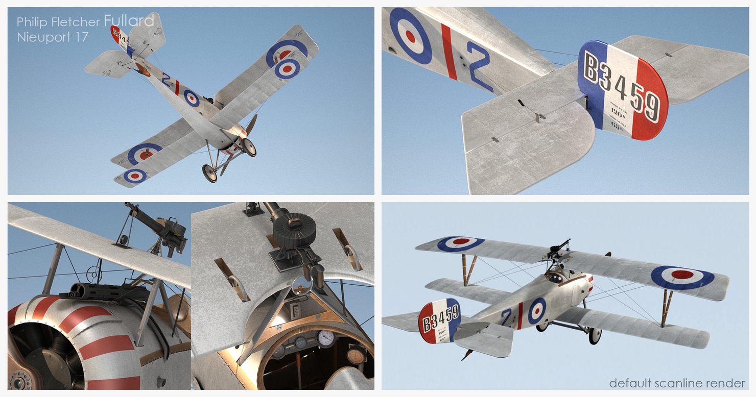 3D ww1 aces england fighter aircraft - TurboSquid 1423940
