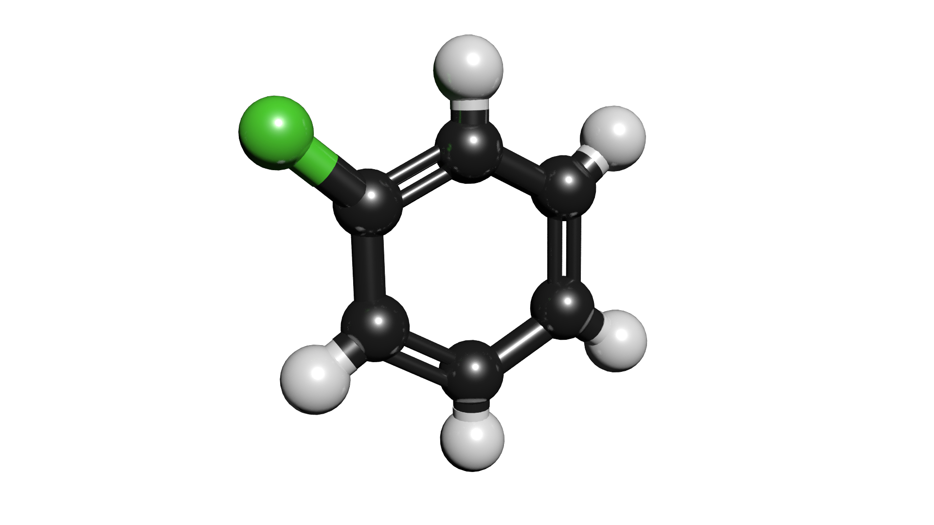 modèle 3D de Chlorobenzène modèle 3D C6H5Cl modèle 3D - TurboSquid 1423977