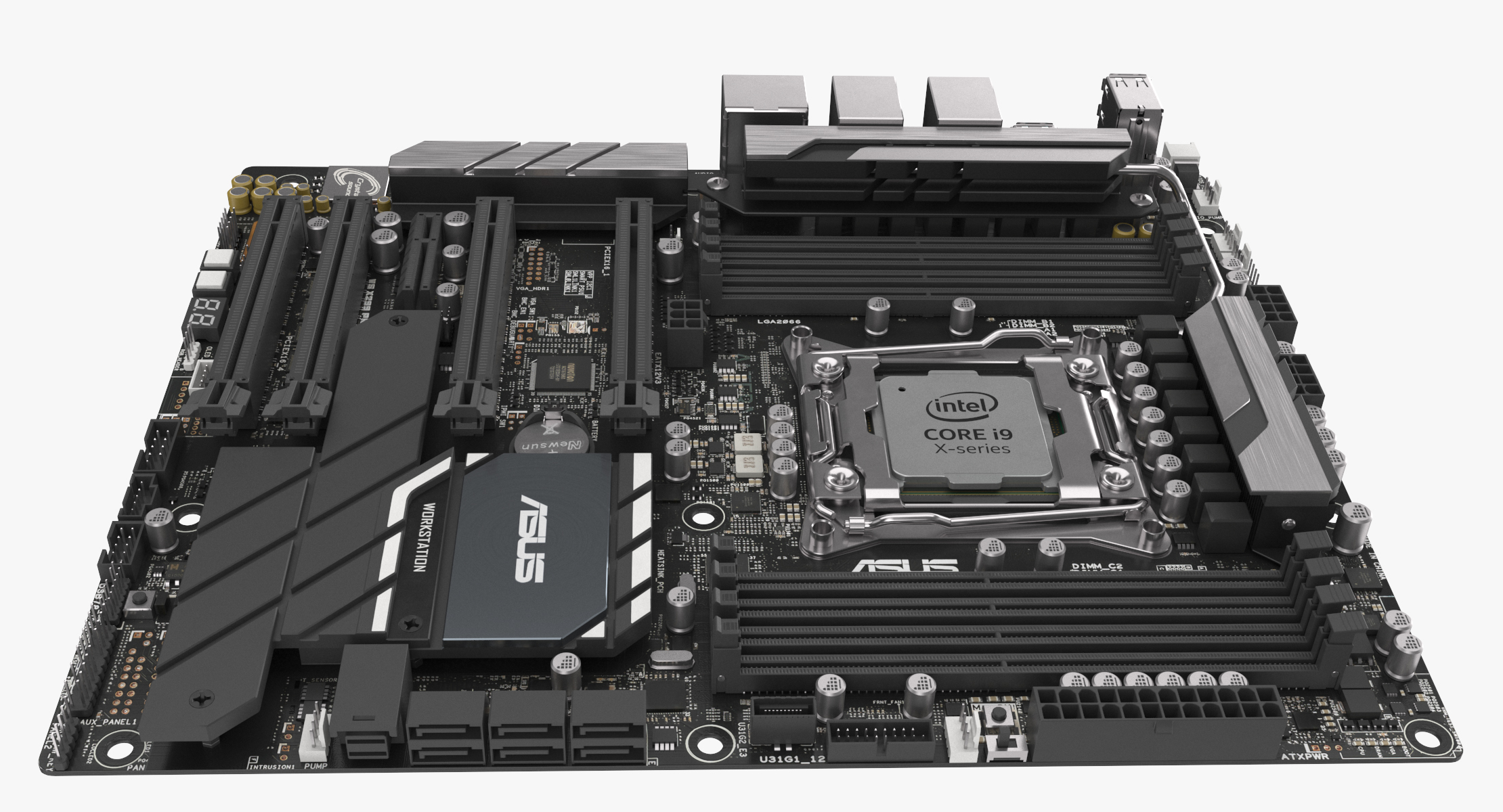 Asus ws x299 pro 3D model - TurboSquid 1424067