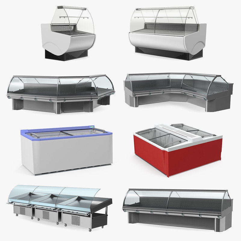 3D refrigerator displays model - TurboSquid 1424099