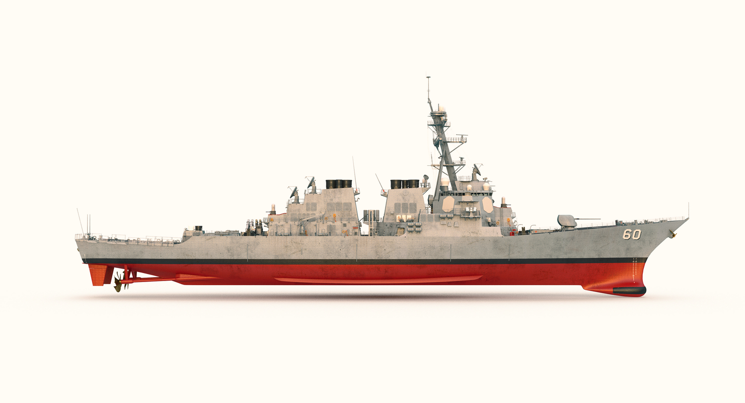 3D model uss paul hamilton ddg - TurboSquid 1424353