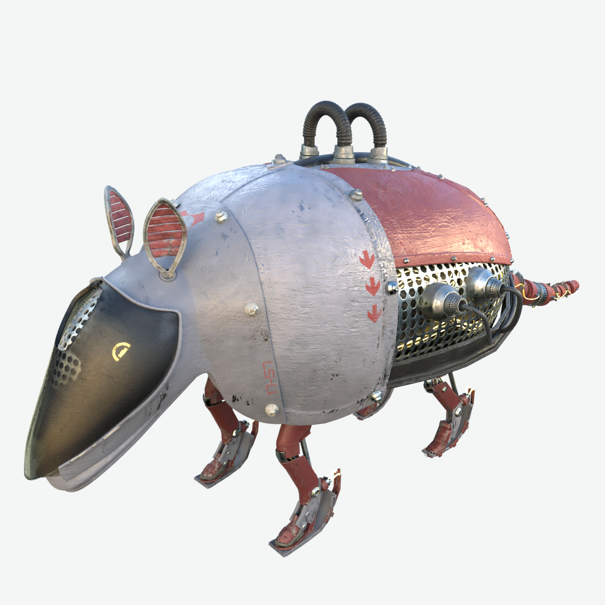 3D armadillo robot - TurboSquid 1424116