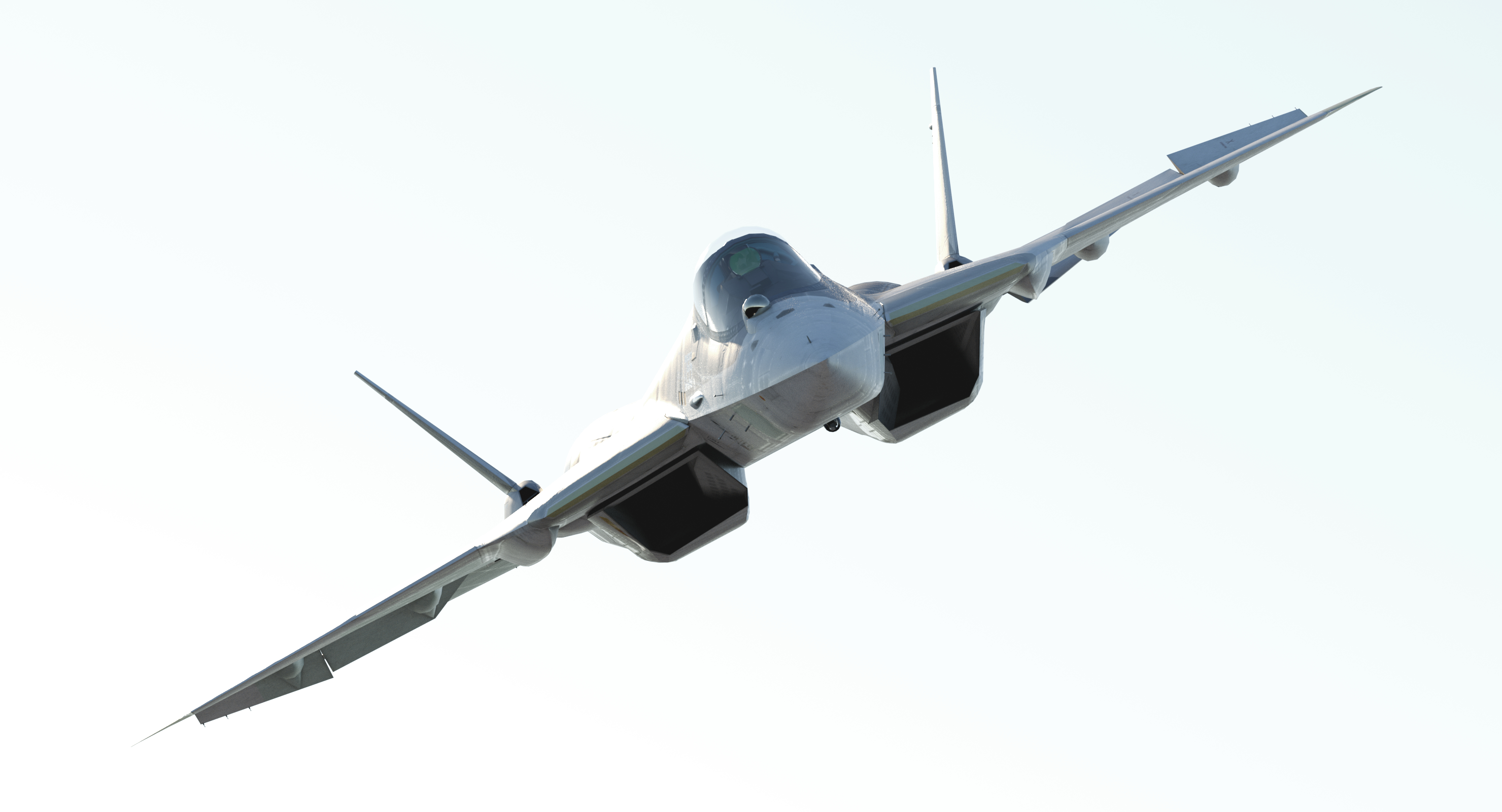 3D sukhoi su57 prototype 055 - TurboSquid 1424189