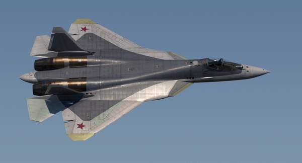 3D sukhoi su57 prototype 055 - TurboSquid 1424189