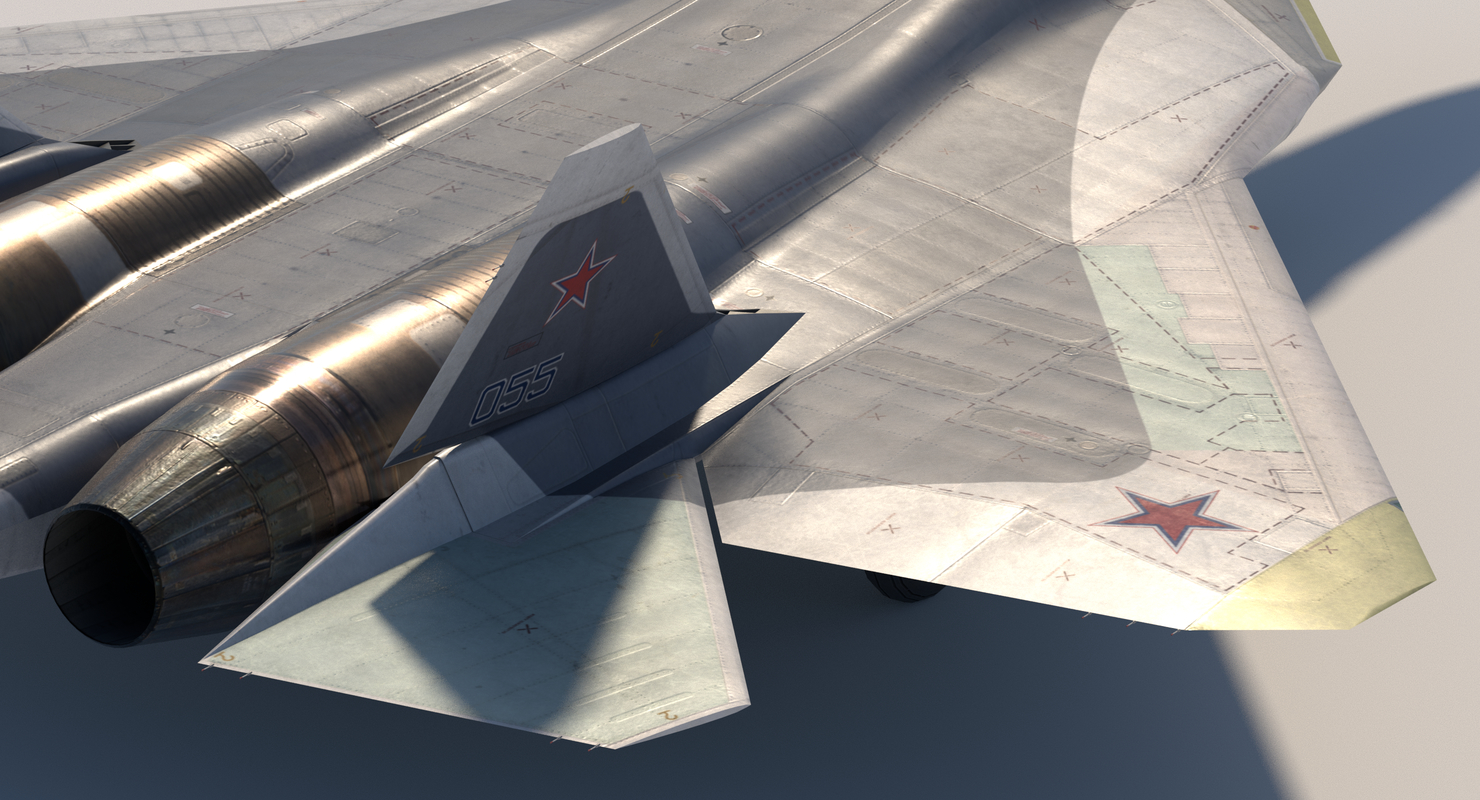 3D sukhoi su57 prototype 055 - TurboSquid 1424189