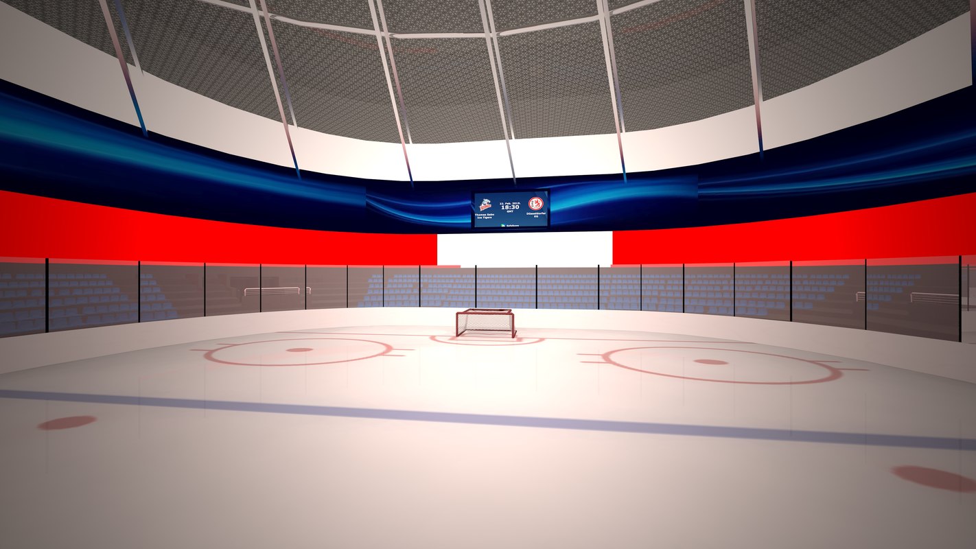 Interior ice hockey arena 3D model - TurboSquid 1424187
