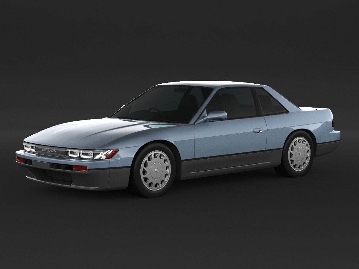 3D nissan silvia s13 model - TurboSquid 1424382