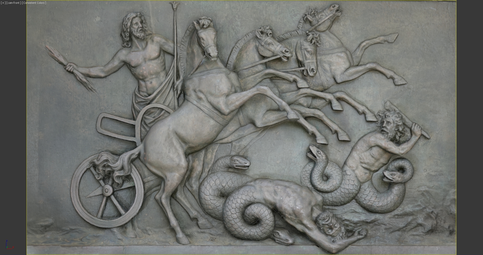 3D zeus battle creatures achilleion - TurboSquid 1424467