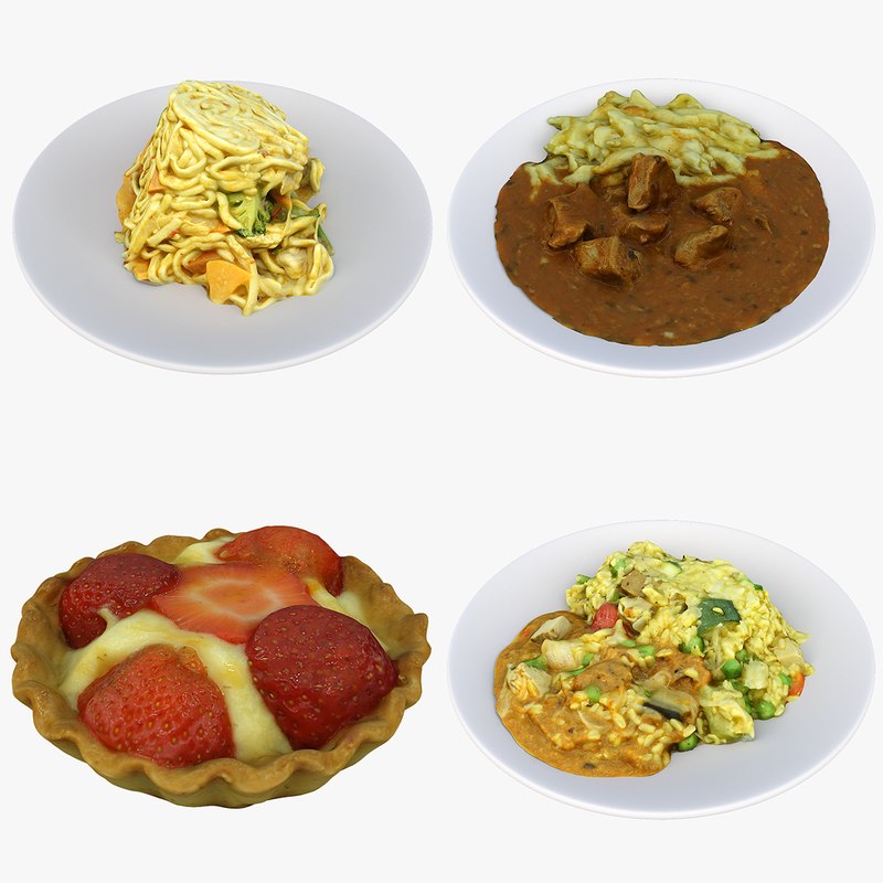 modelo 3d Colección de comida 08 - TurboSquid 1424536