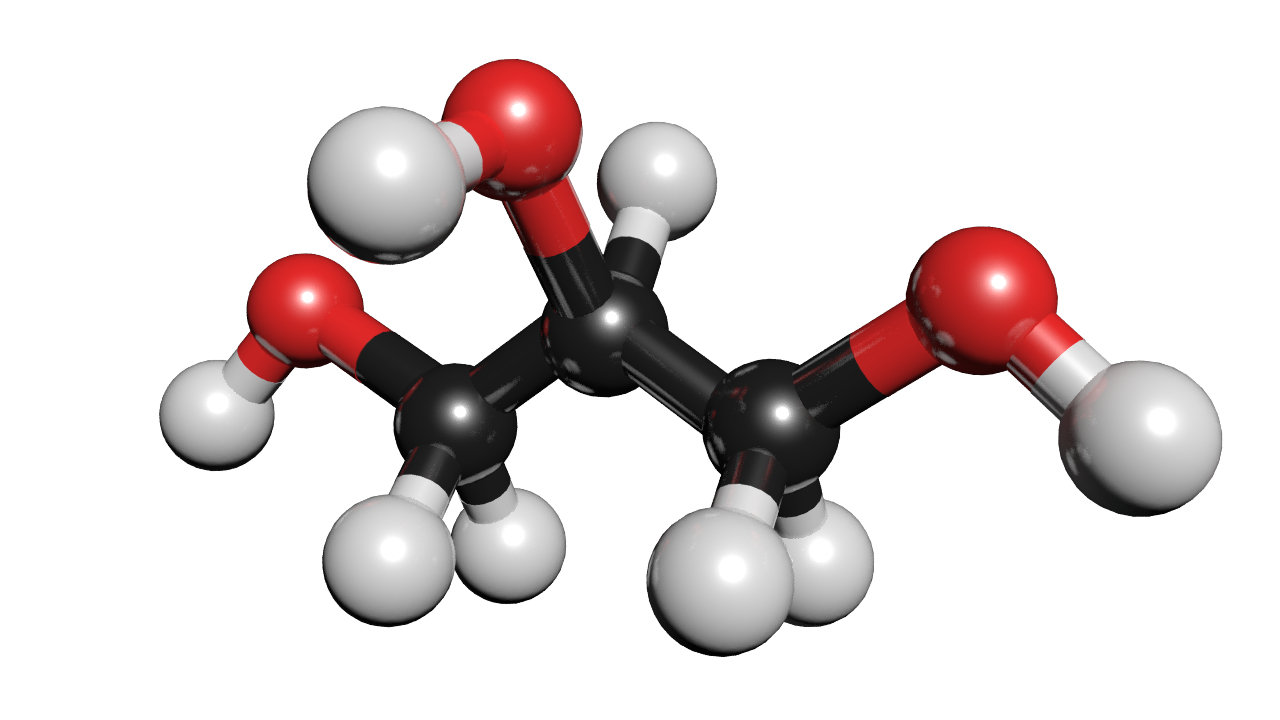 Modello 3D Glycerin 3D Model C3H8O3 - TurboSquid 1424503