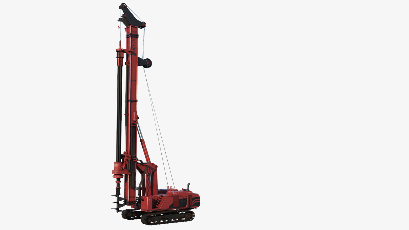 Drilling rig ready 3D model - TurboSquid 1424562