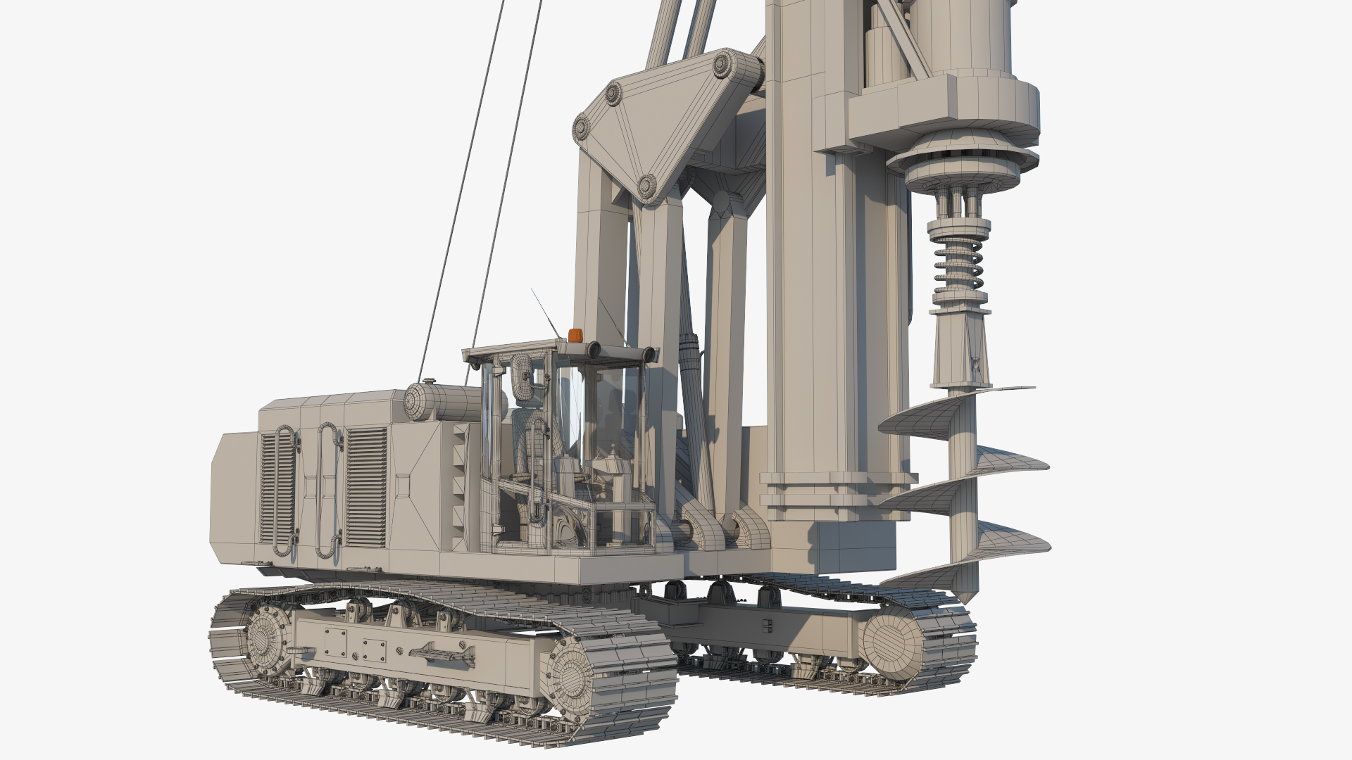 Drilling rig ready 3D model - TurboSquid 1424562