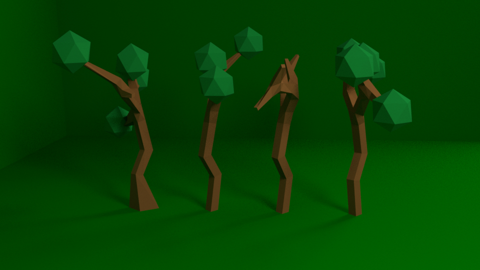 Free Cartoon Tree 3D Models for Download | TurboSquid