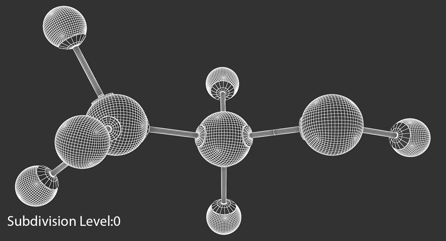 Ethanol molecule 3D model - TurboSquid 1424763