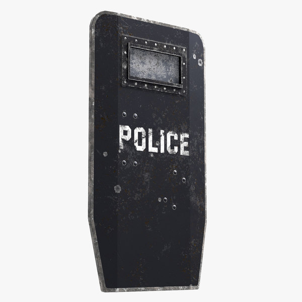 Riot shield 3D model - TurboSquid 1423091