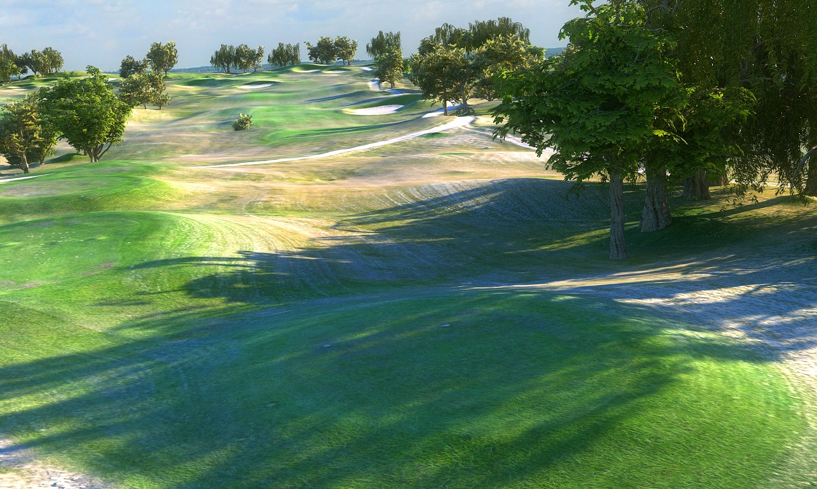 Golf course hd 3D model - TurboSquid 1424924