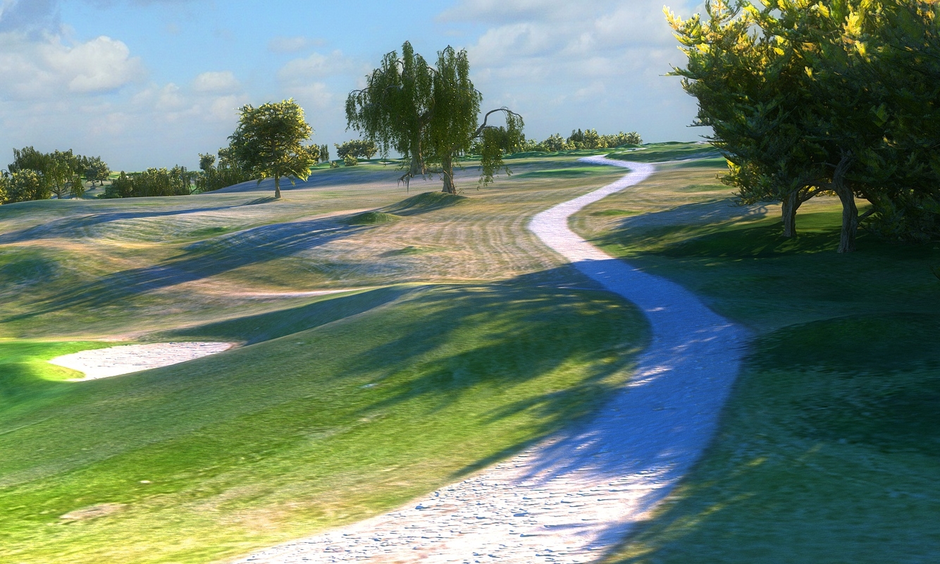 Golf course hd 3D model - TurboSquid 1424924