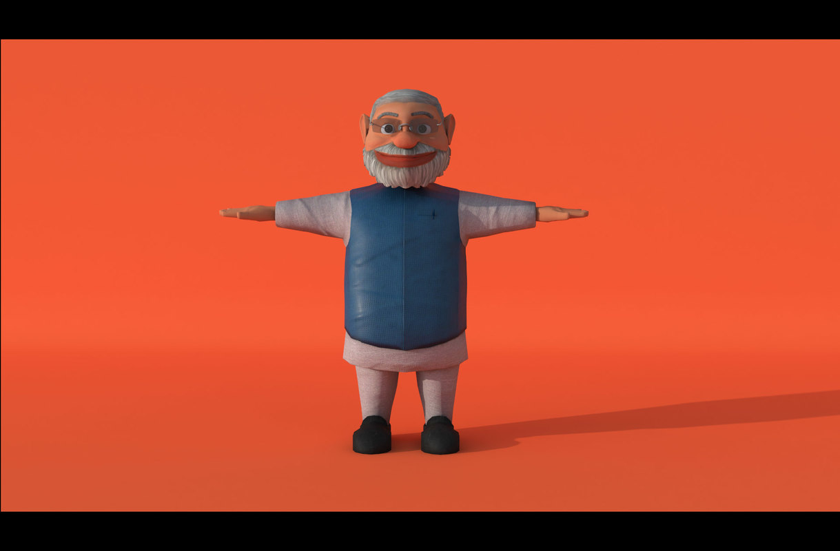 Pm modi 3D model - TurboSquid 1424954