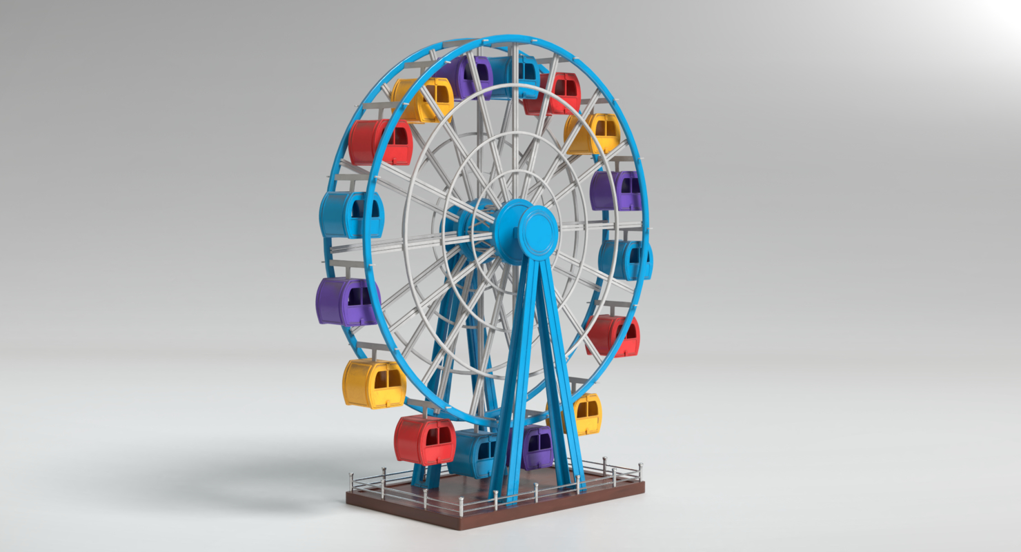 3D ferris wheel model - TurboSquid 1425056
