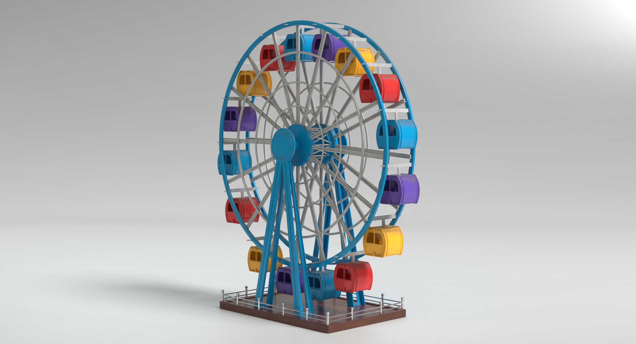 3D ferris wheel model - TurboSquid 1425056