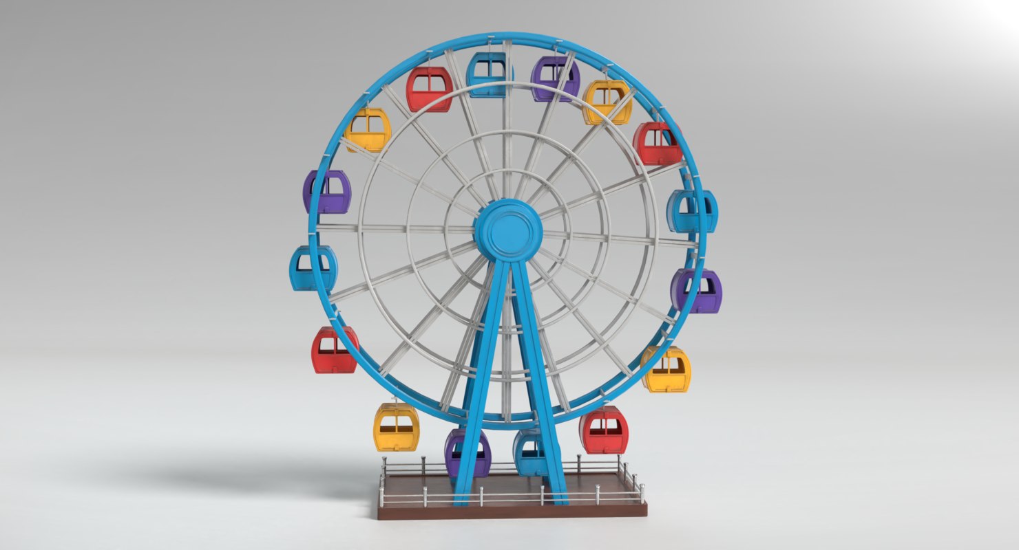 3D ferris wheel model - TurboSquid 1425056