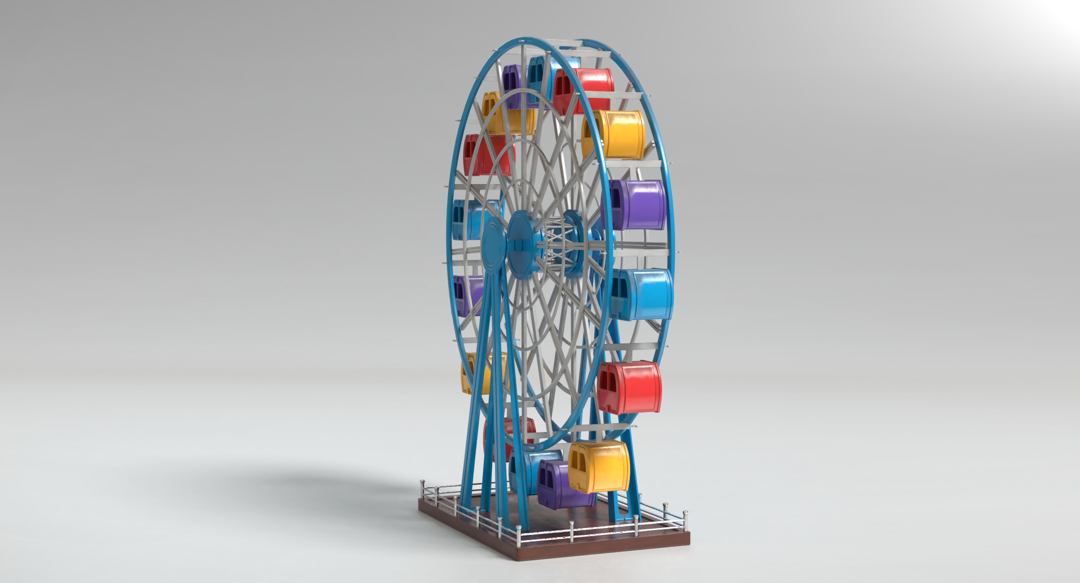 3D ferris wheel model - TurboSquid 1425056