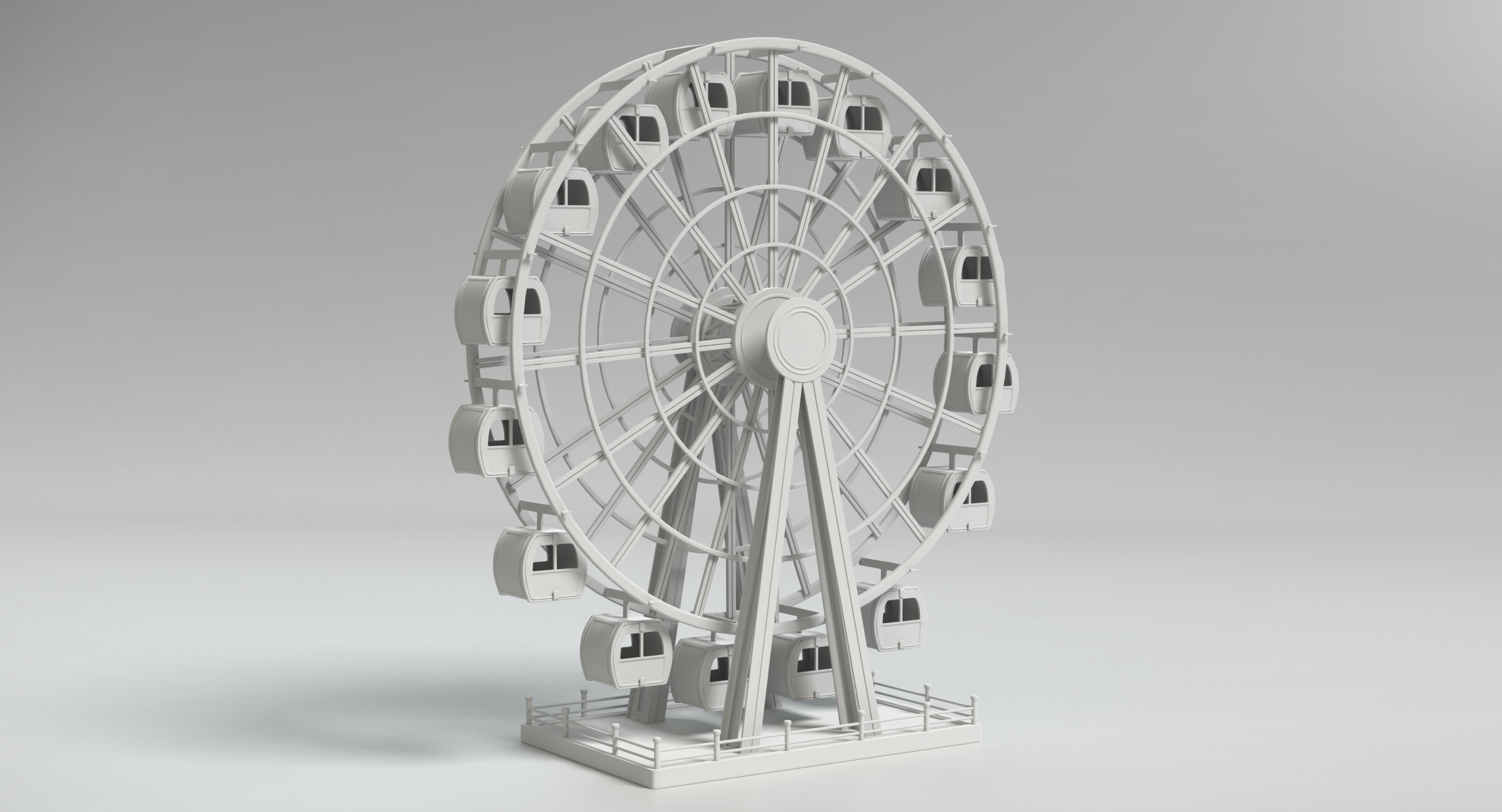 3D ferris wheel model - TurboSquid 1425056