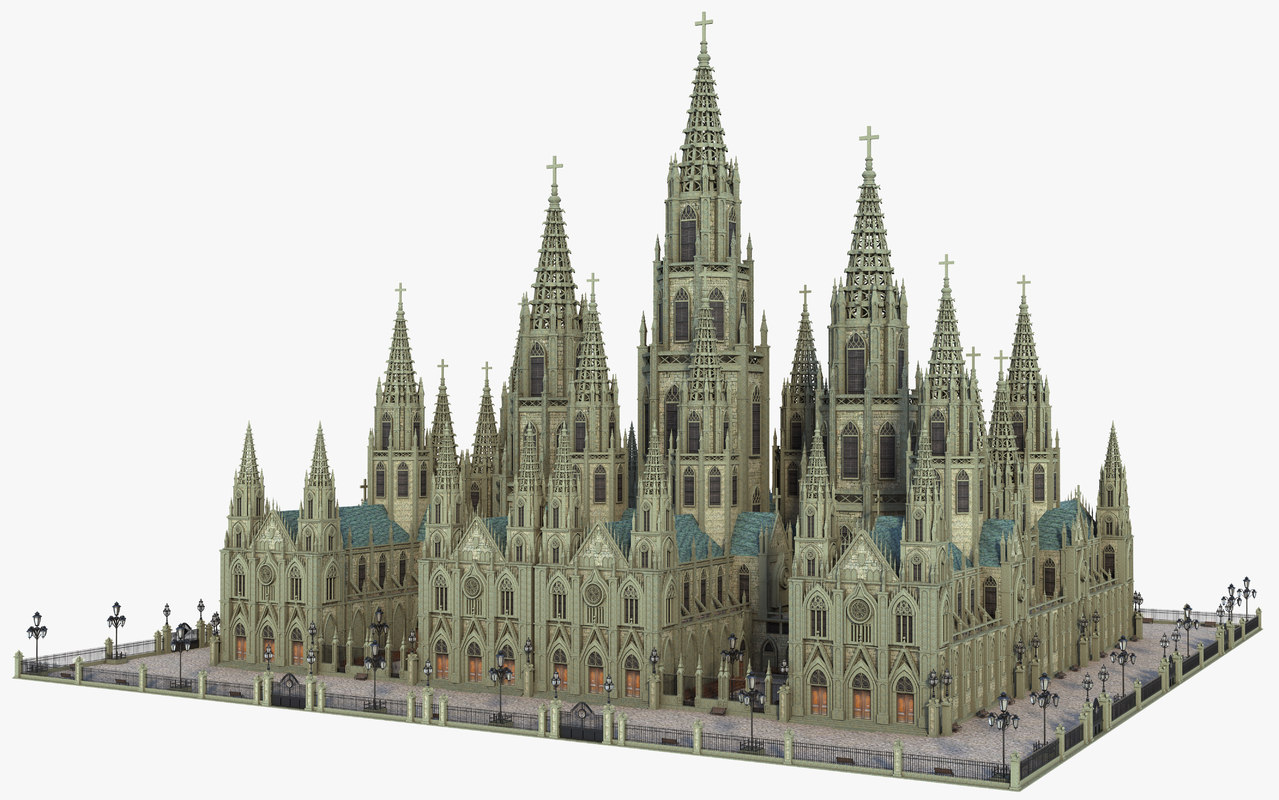 Architecture church building model - TurboSquid 1425121