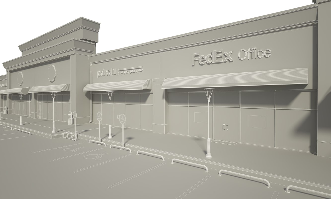 3D model retail store build - TurboSquid 1425150