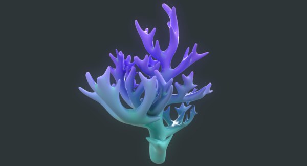 Modeled coral model - TurboSquid 1425232