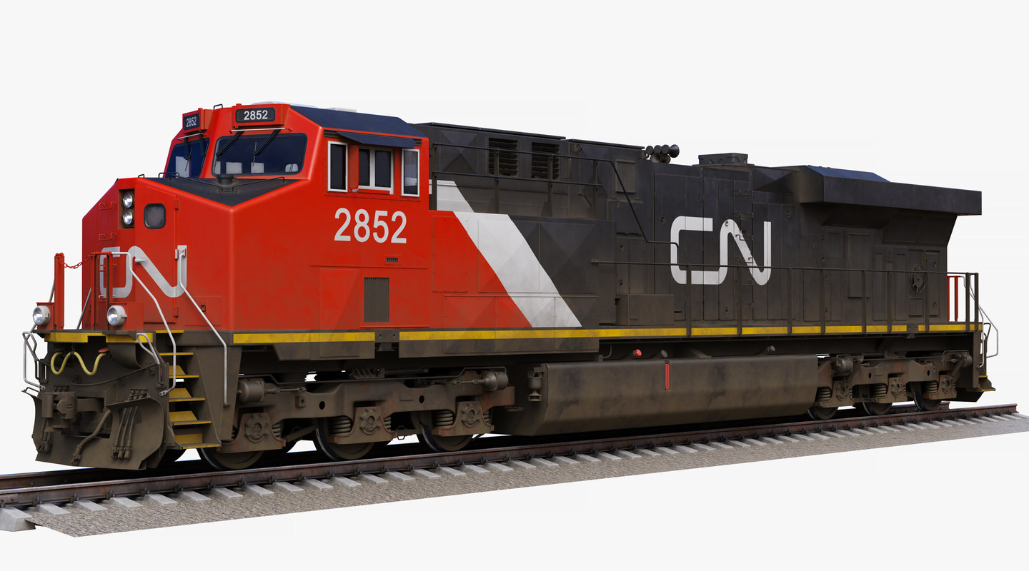 Locomotive ge es44ac union pacific 3D - TurboSquid 1423031
