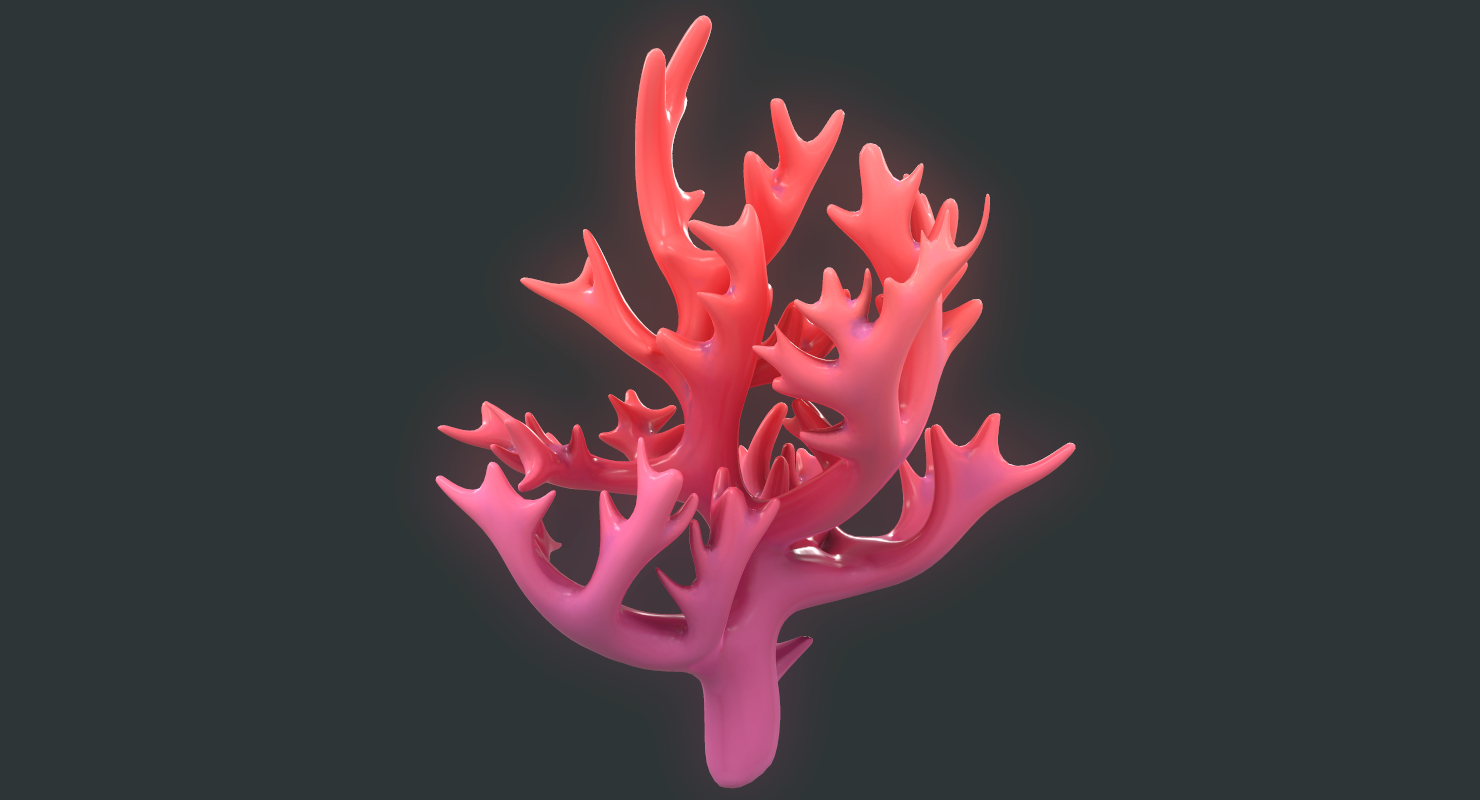Modeled coral 3D model - TurboSquid 1425235