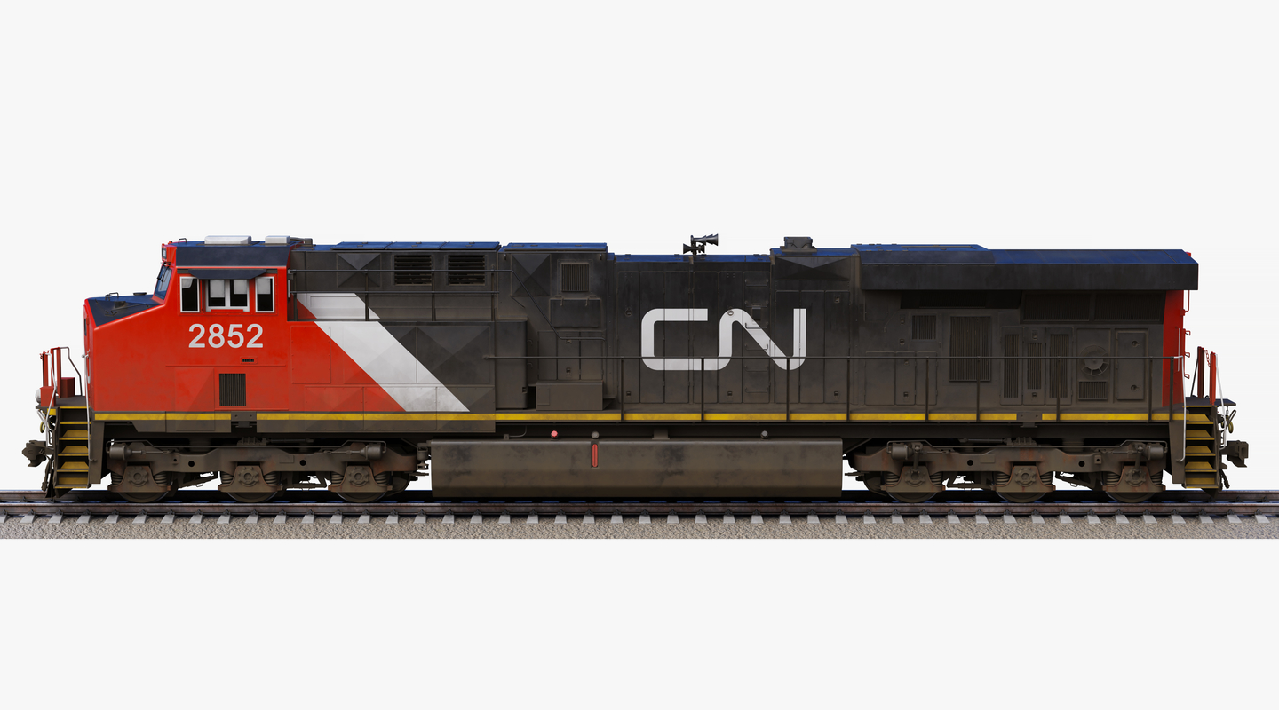 Locomotive ge es44ac union pacific 3D - TurboSquid 1423031
