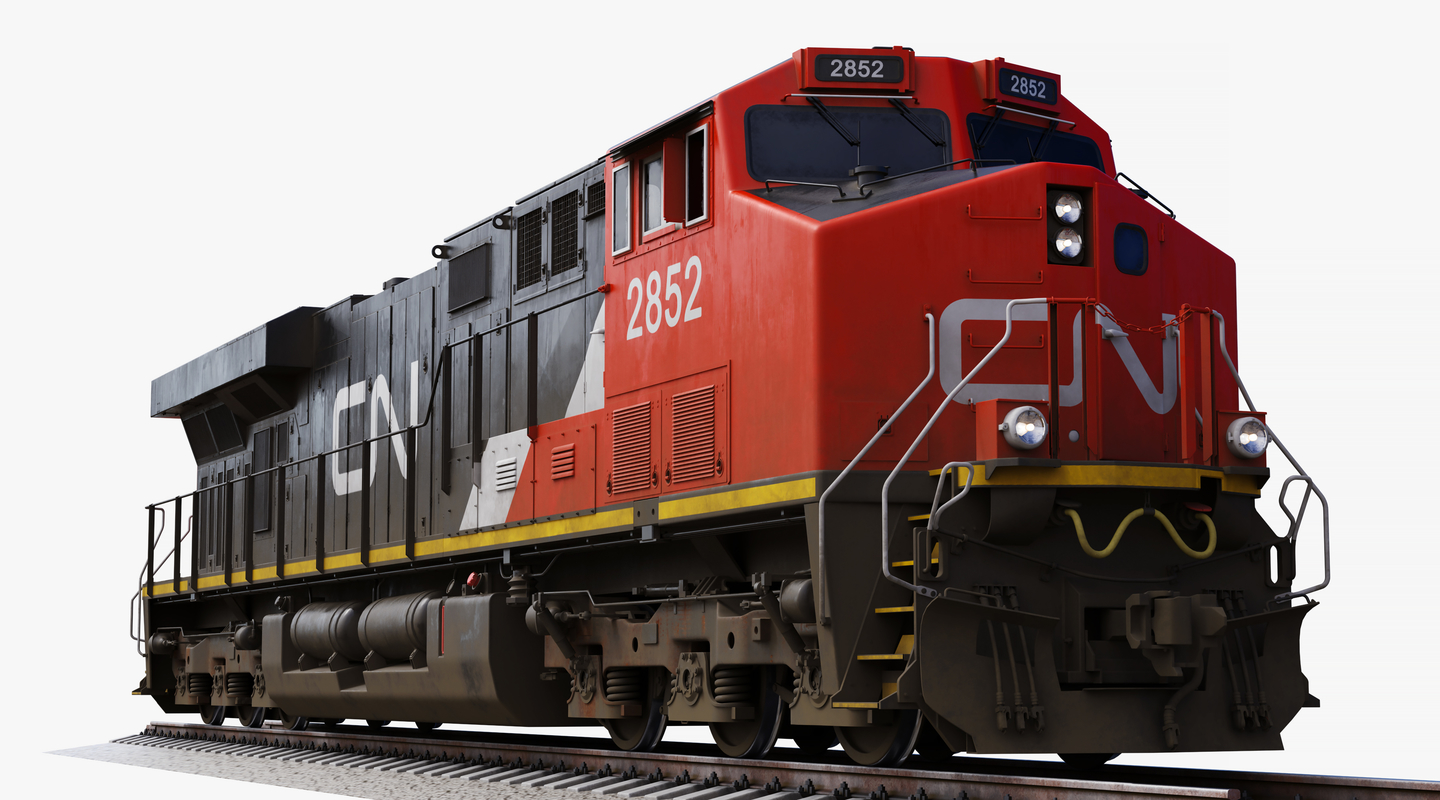 Locomotive ge es44ac union pacific 3D - TurboSquid 1423031