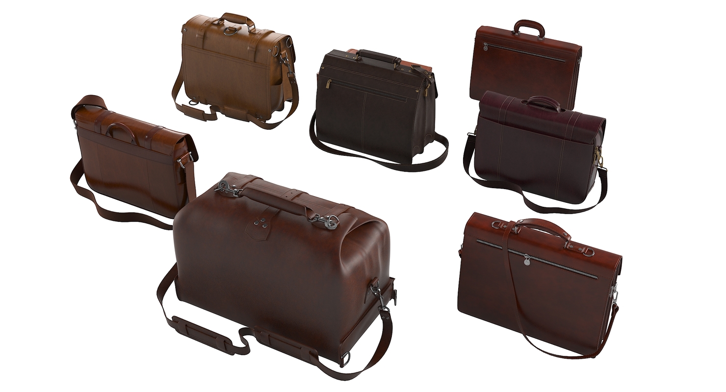 3D men s bag set - TurboSquid 1425260