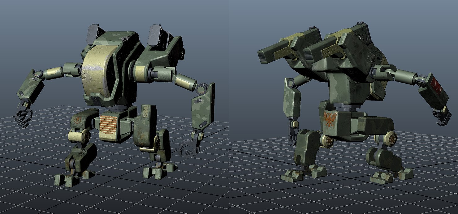 3D mech mecha - TurboSquid 1425274