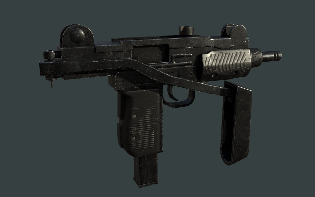 Machine Gun Blender Models for Download | TurboSquid