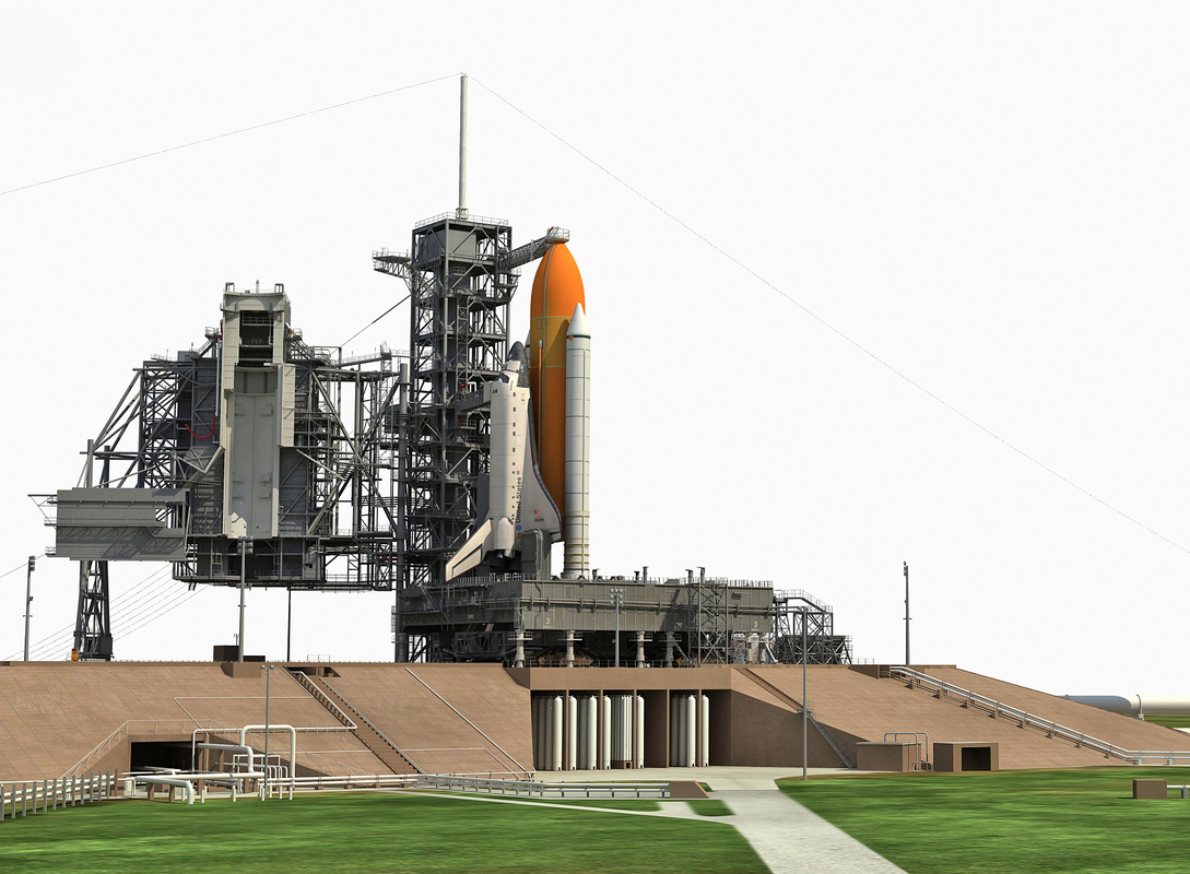 Nasa launch complex 3D model - TurboSquid 1152910