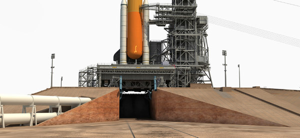 Nasa launch complex 3D model - TurboSquid 1152910
