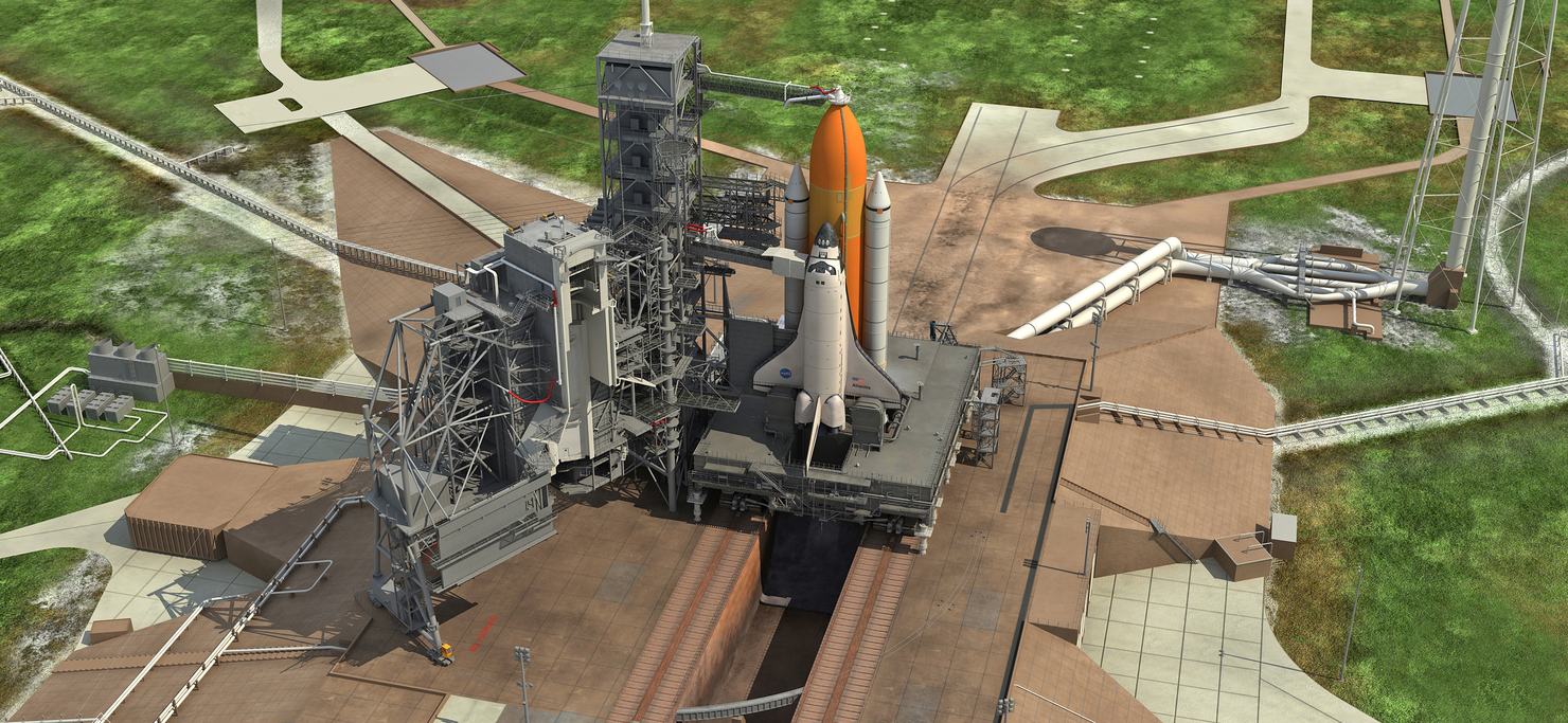 Nasa launch complex 3D model - TurboSquid 1152910